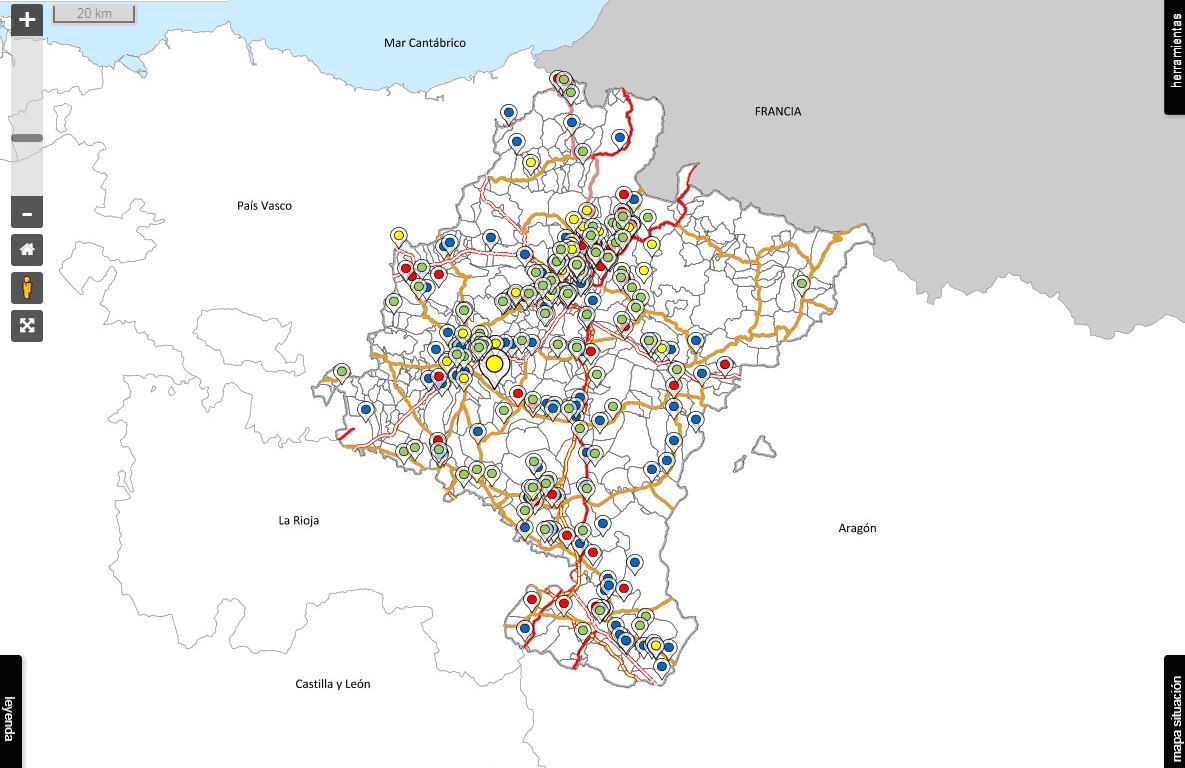 El Instituto Navarro de la Memoria renueva y desarrolla el Mapa de ...