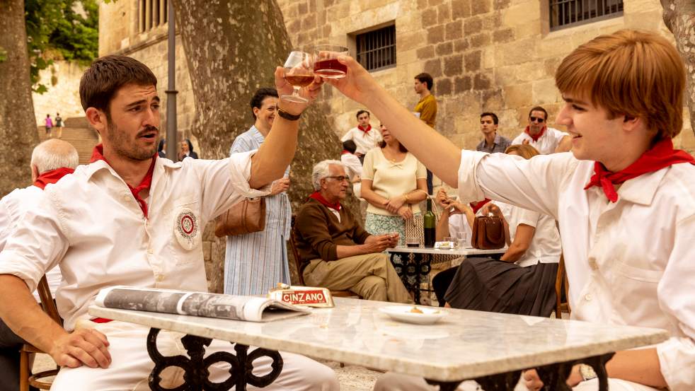 ‘La voz del sol’, que se rodó el año pasado en Estella-Lizarra, se ...